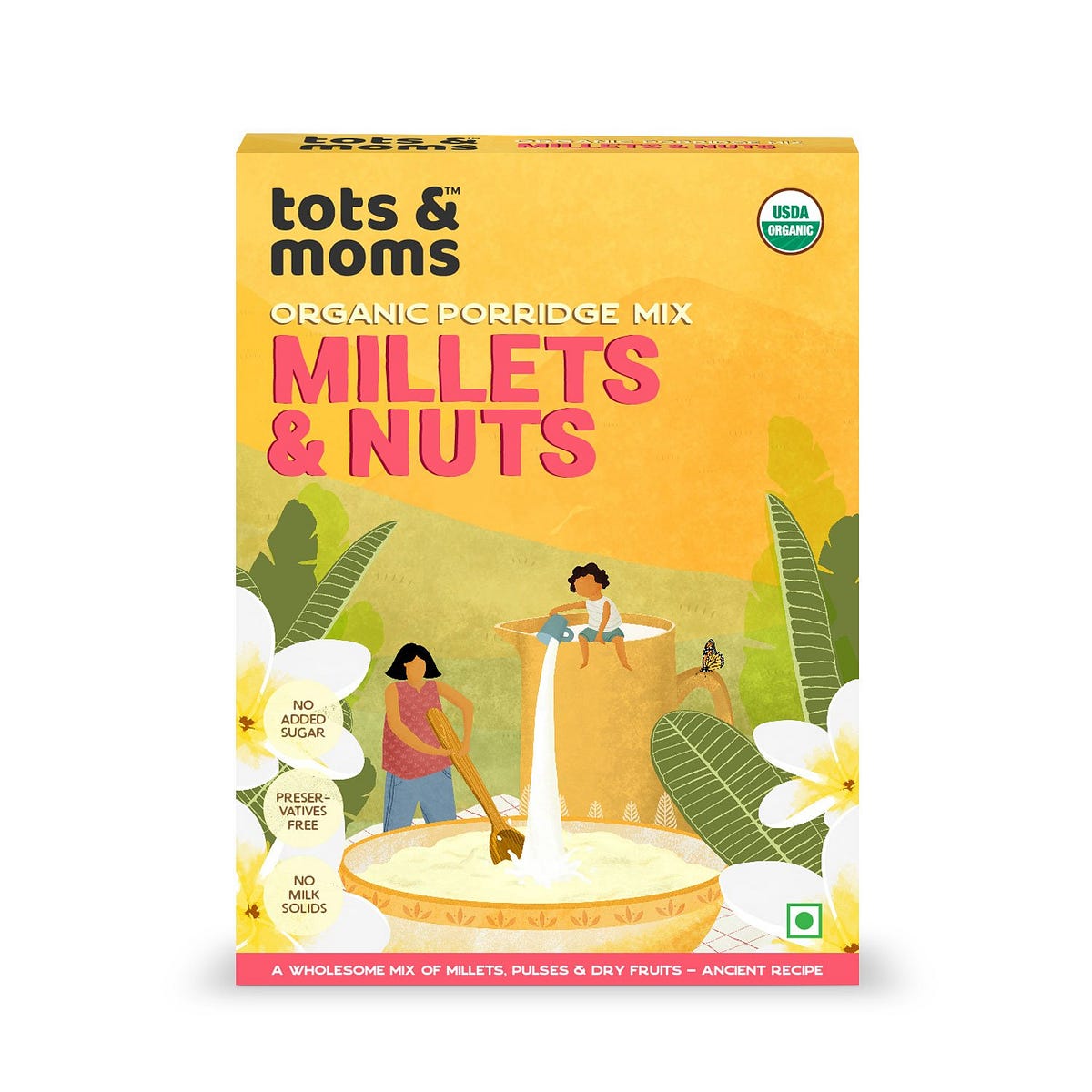 Millets and Nuts Organic Porridge Mix - Babyfoodproducts - Medium