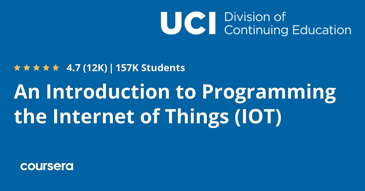 Is Introduction To Programming the Internet of Things (IoT ...