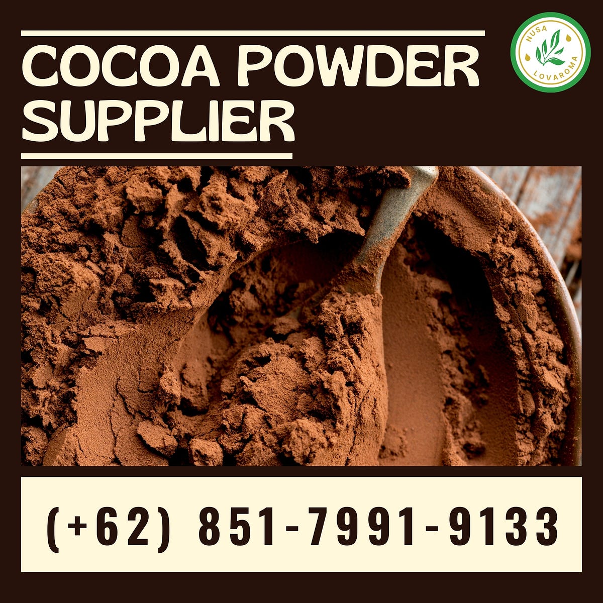GOOD QUALITY!! (+62) 852–5877–3400, Supplier Of Organic Cocoa Powder In Hồ Chí Minh City ...