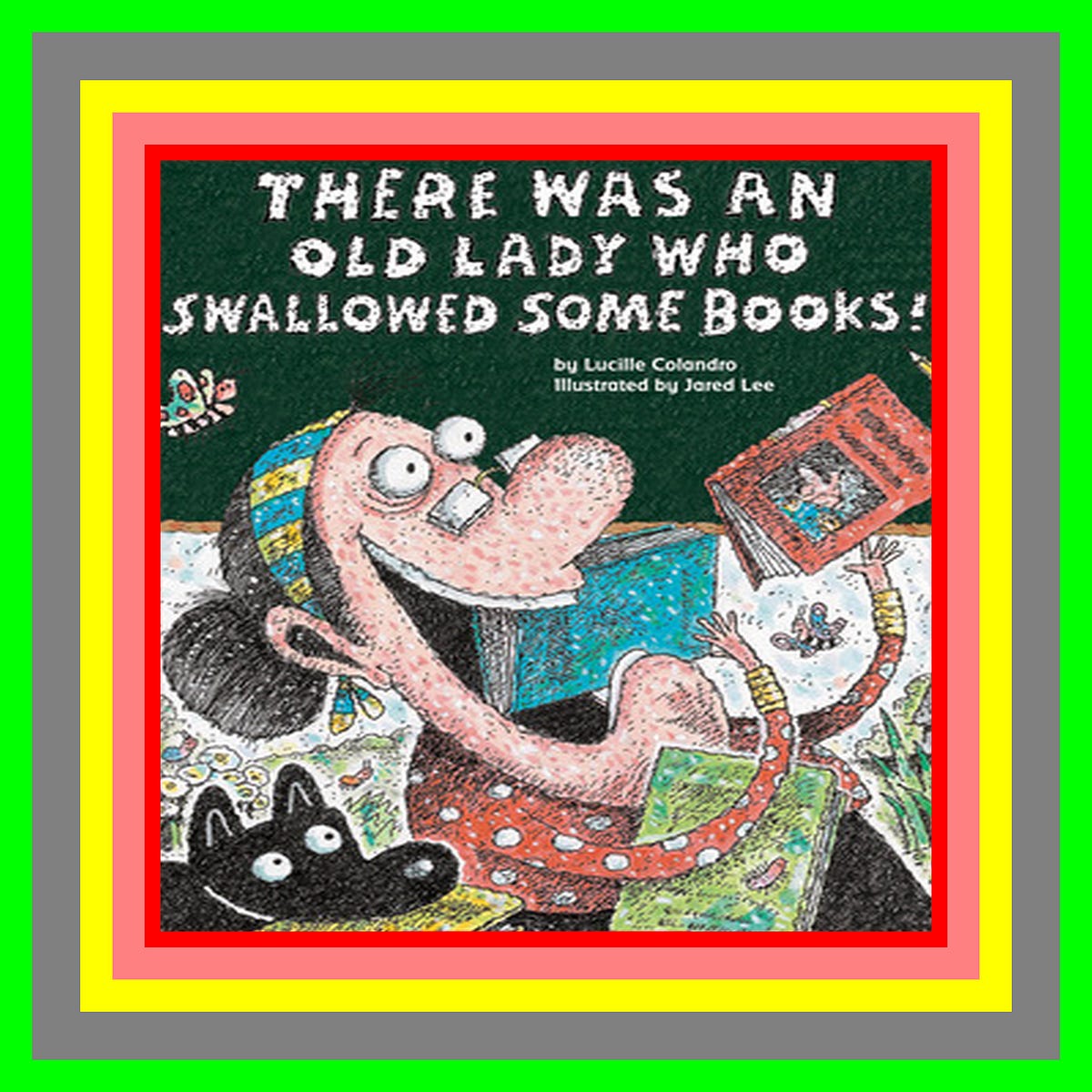 [PDF READ ONLINE] There Was an Old Lady Who Swallowed Some Books! By ...