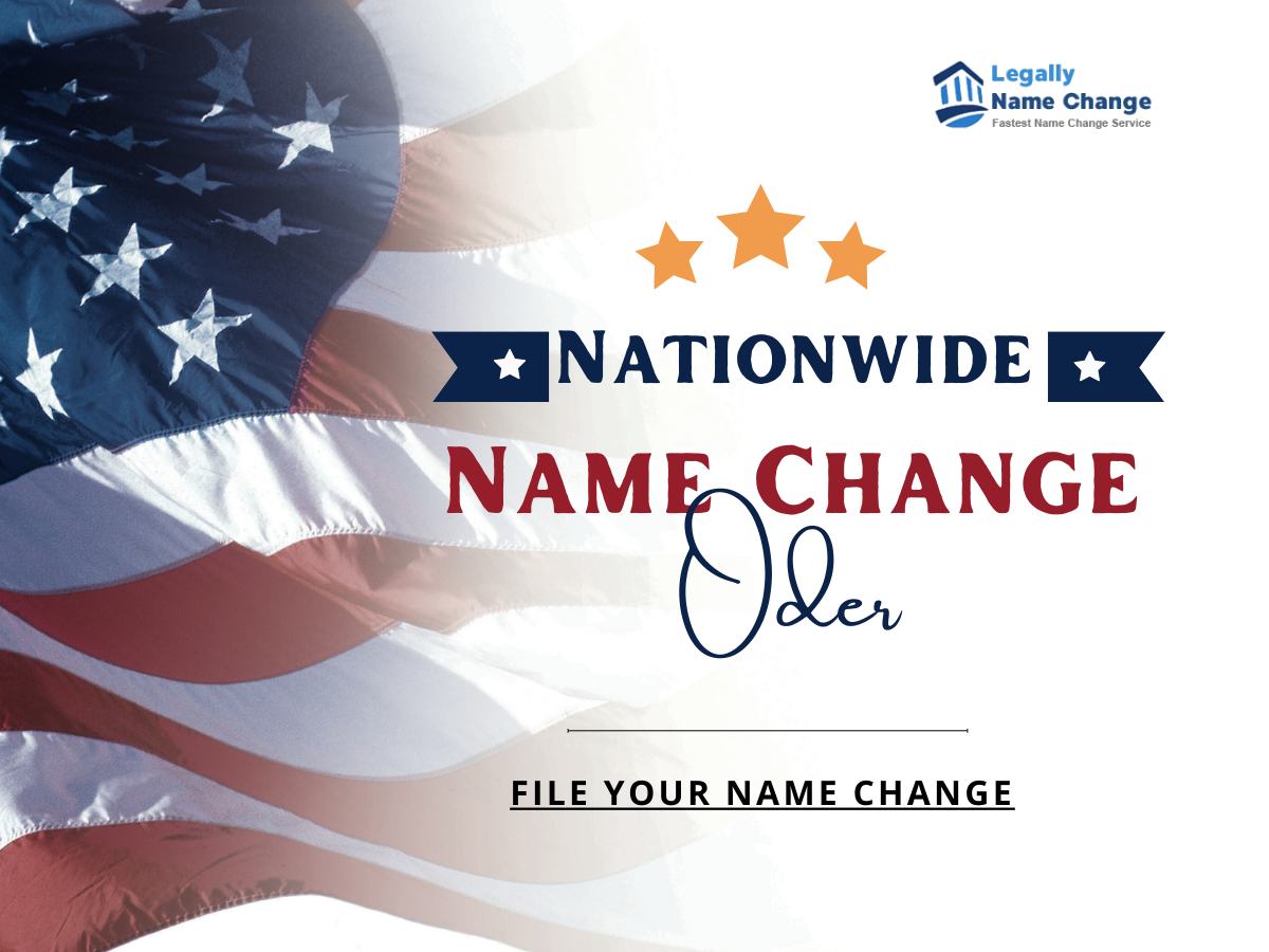 Nationwide Name Change Order - Legally Name Change - Medium