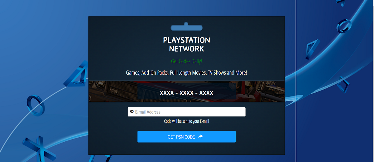 PlayStation Network Codes How To Get Access To Gift Cards With By