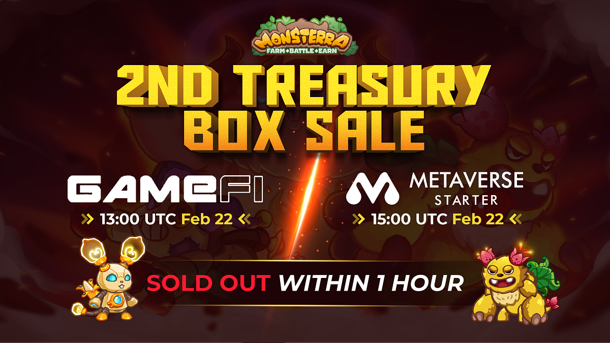 900 Monsterra Treasury Boxes on GameFi & Metaverse Starter: Impressive ...