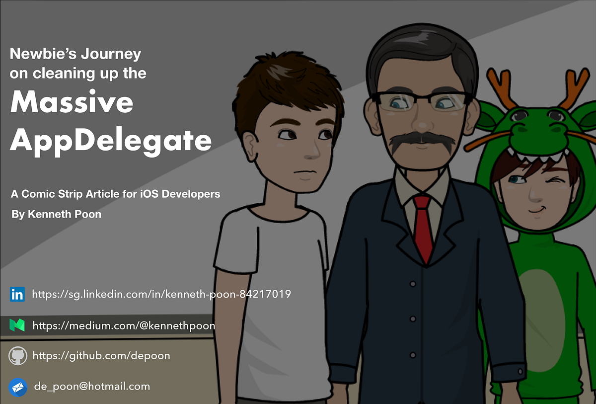 Newbie’s journey on Cleaning up the Massive AppDelegate - Comic Style ...