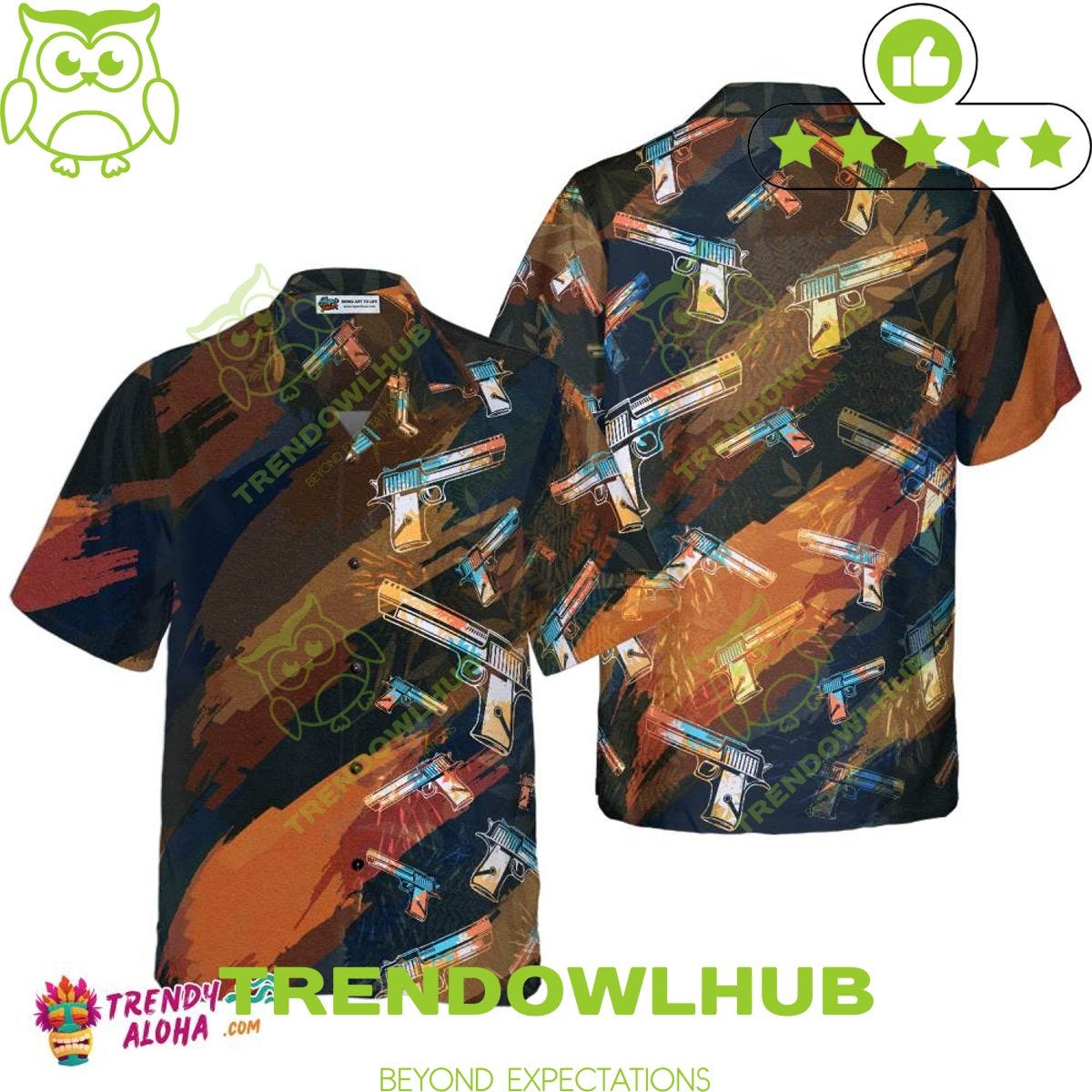 Paradise Meets Protection: The Rise of the Gun Themed Hawaiian Shirt ...
