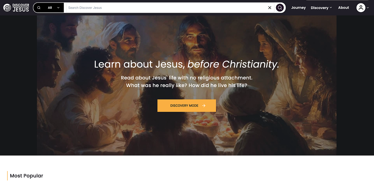 Discover Jesus: Stories of Jesus You’ve Never Heard | by The Center for ...