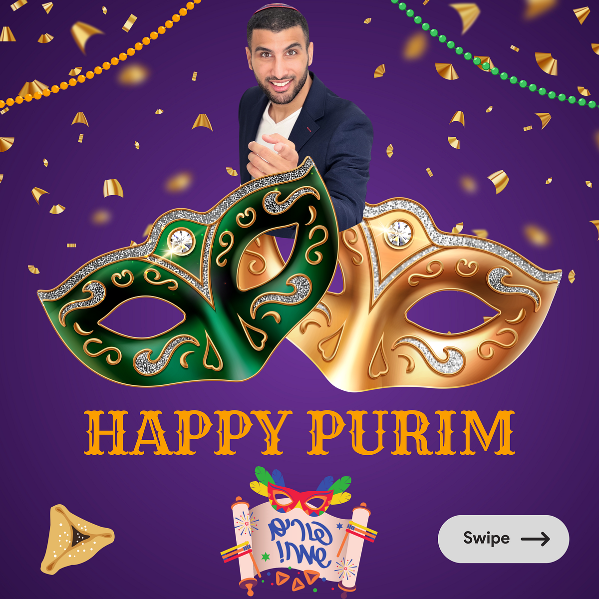 Unmasking the Soul: The Rebbe’s Purim Lesson | Amizur Nachshoni | by ...
