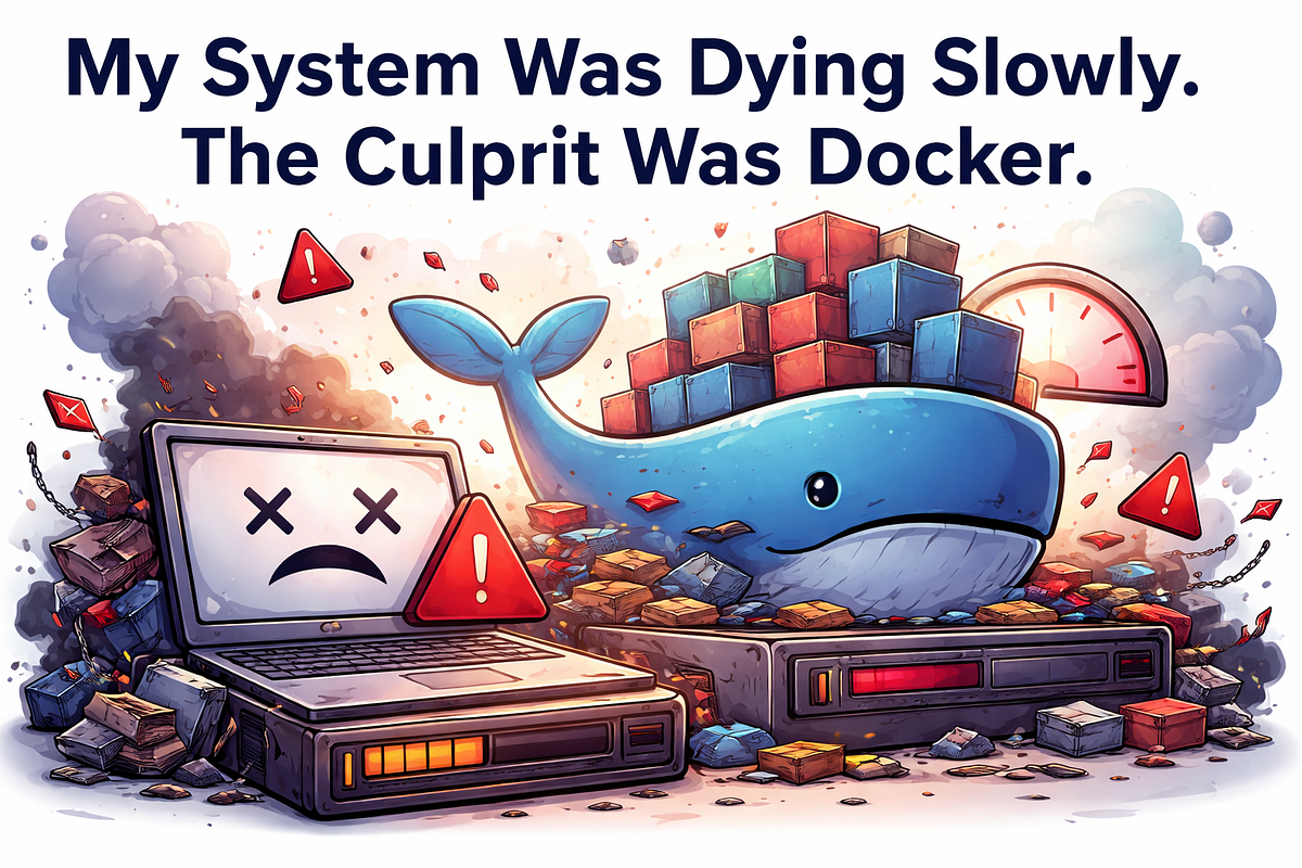 Docker Ate My Disk: How Unused Images & Volumes Kill Systems | Stackademic