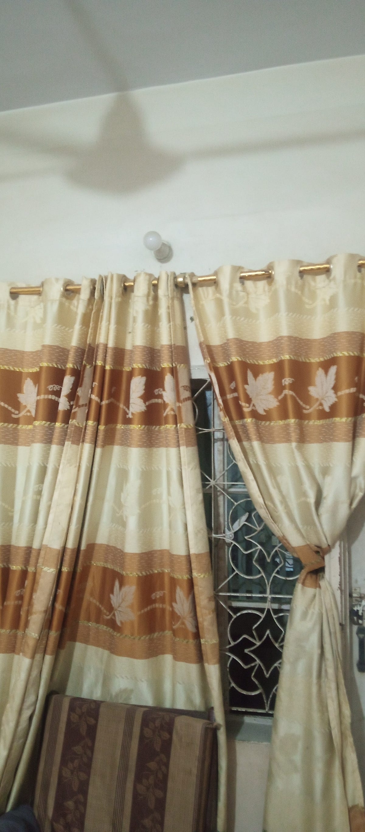 Before After In Study Room, fixed curtains because looks messy. Moved ...