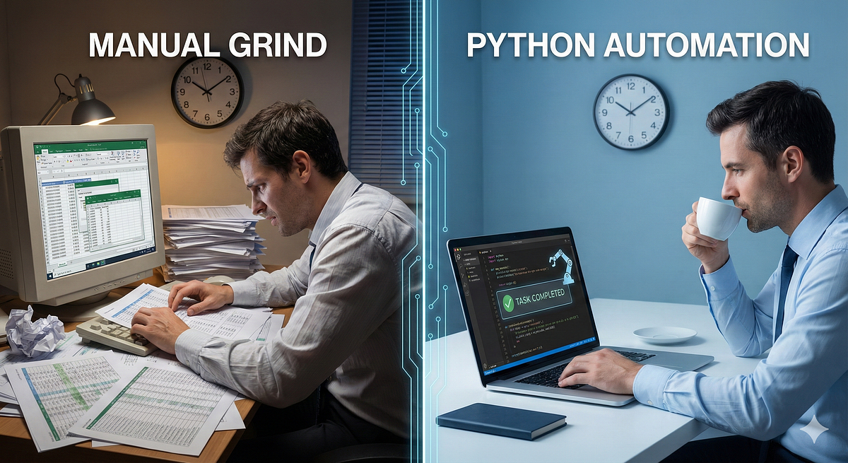 Stop Copy-Pasting in Excel — Let Python Do the Boring Work | by Abhishek Sarkar | Dec, 2025 ...