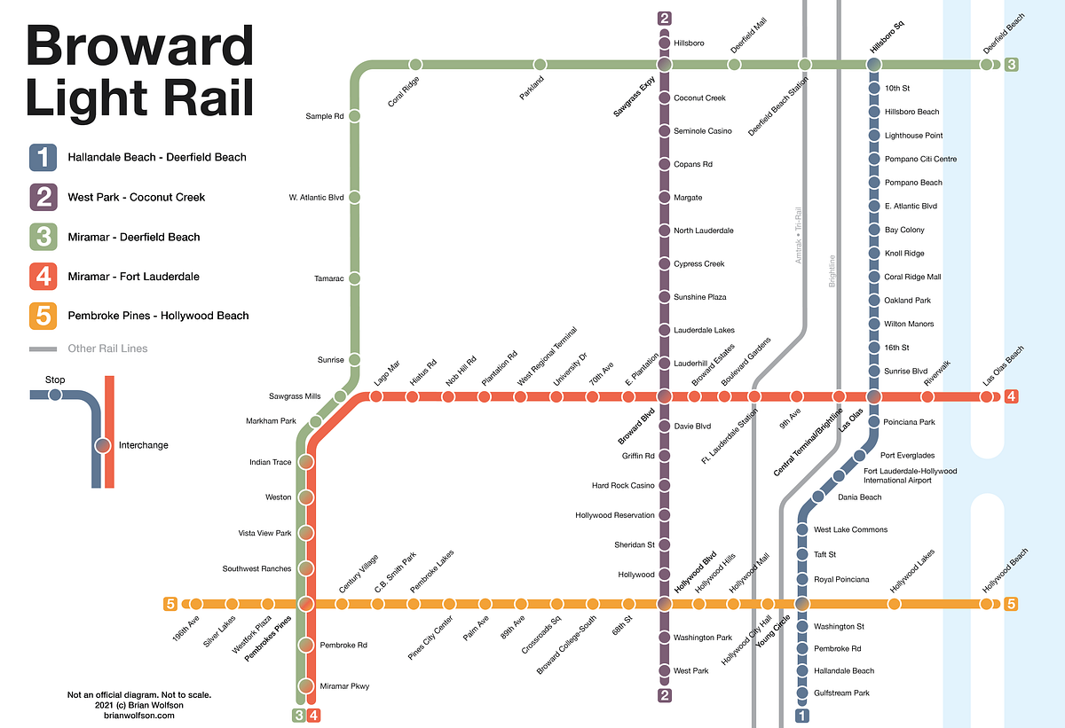 Light Rail in Broward County?. Is mass transit possible in the… | by ...