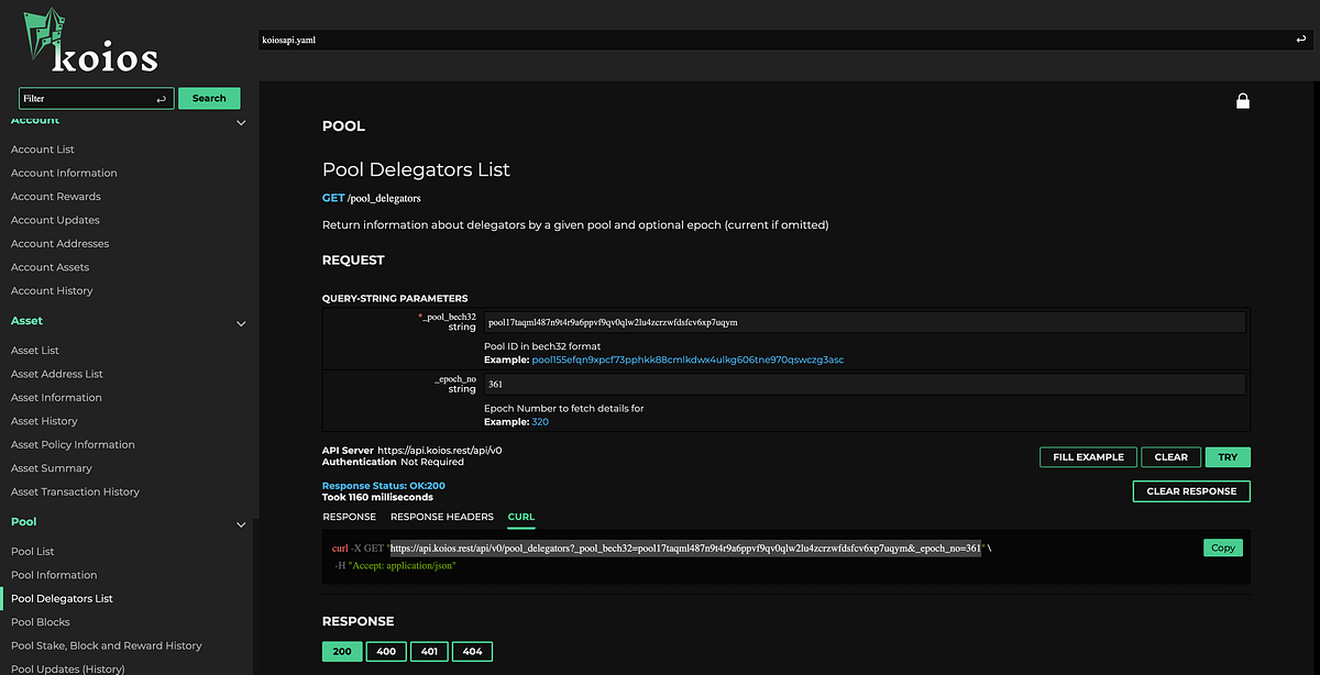 Simple Koios API + Google Sheets Guide | by LOTTO Pool 🃏 | Medium