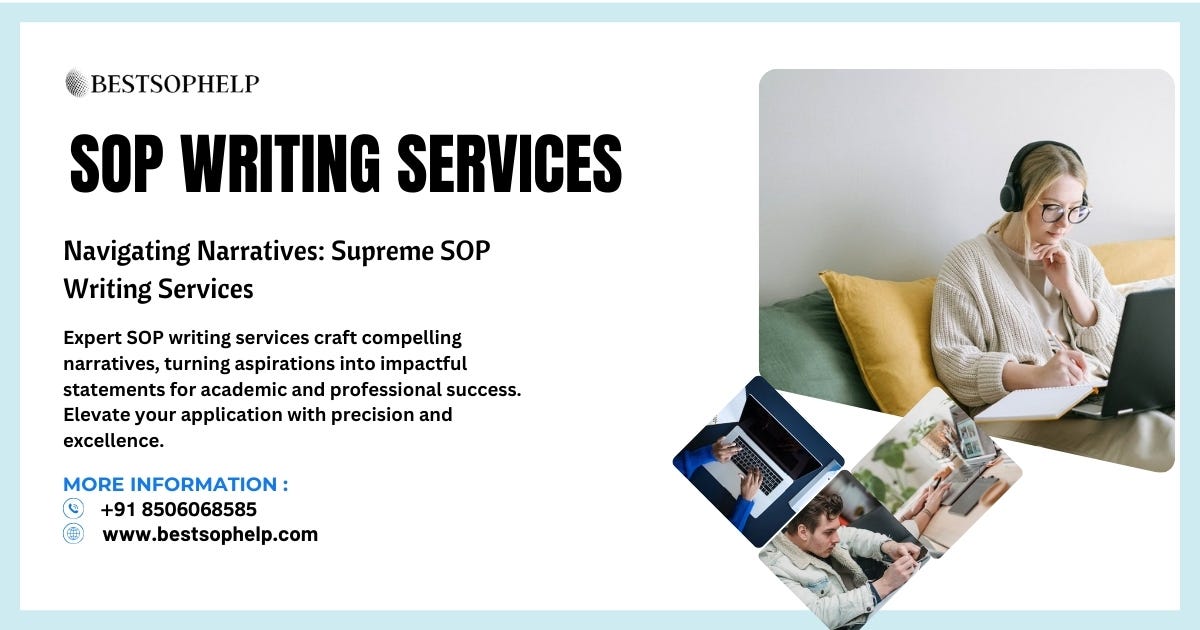 Navigating Narratives: Supreme SOP Writing Services | by Prince jack ...