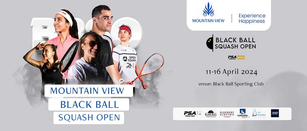 •LIVE• PSA Black Ball Squash Open 2024 🔴Livestream - All-sport HD - Medium