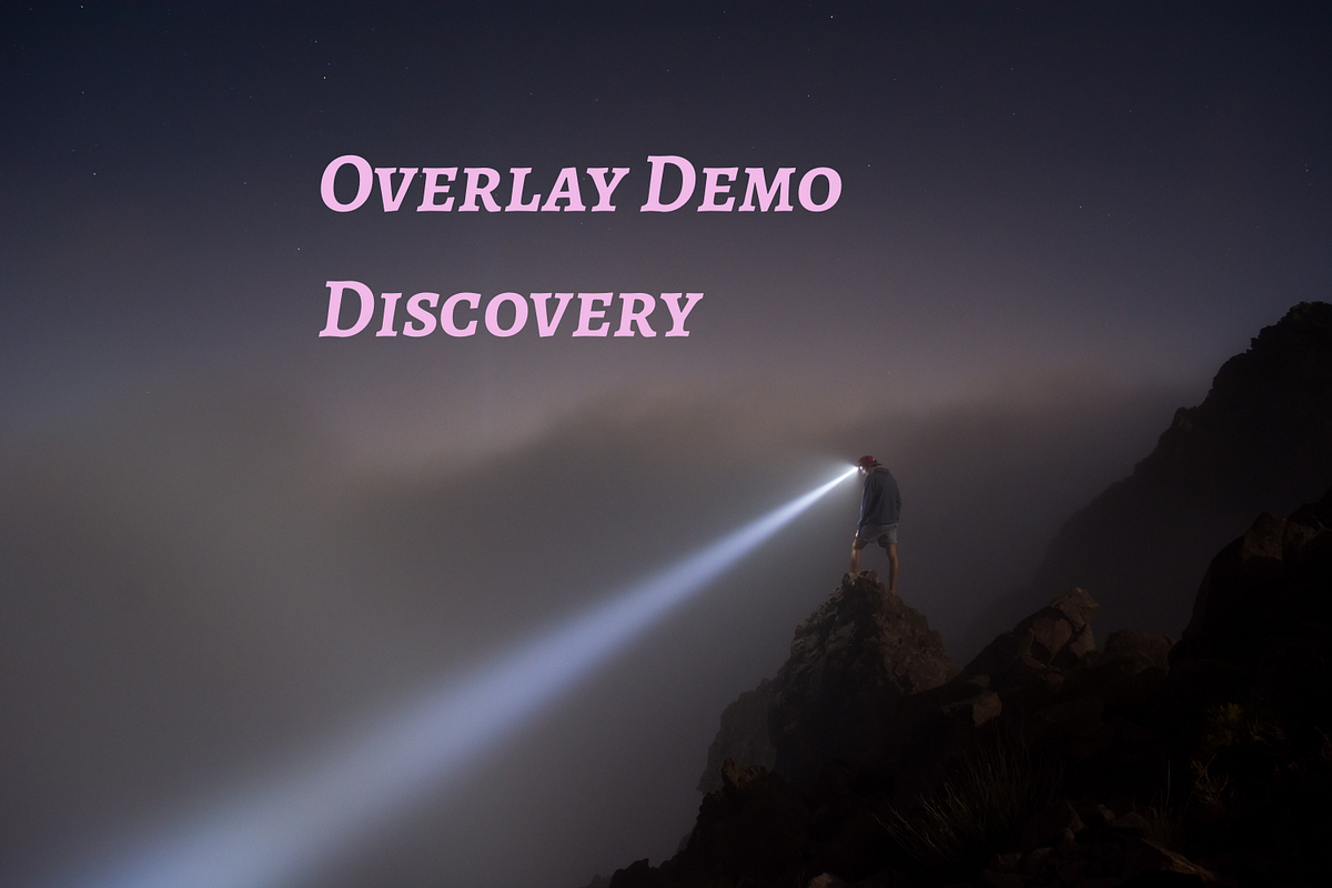 Flutter Overlay Demo, Discovery. One of the visual set of design… | by ...