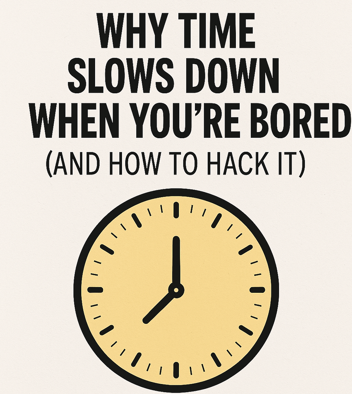 Why Time Slows Down When You’re Bored And How to Hack It! | by Mr. Anks ...