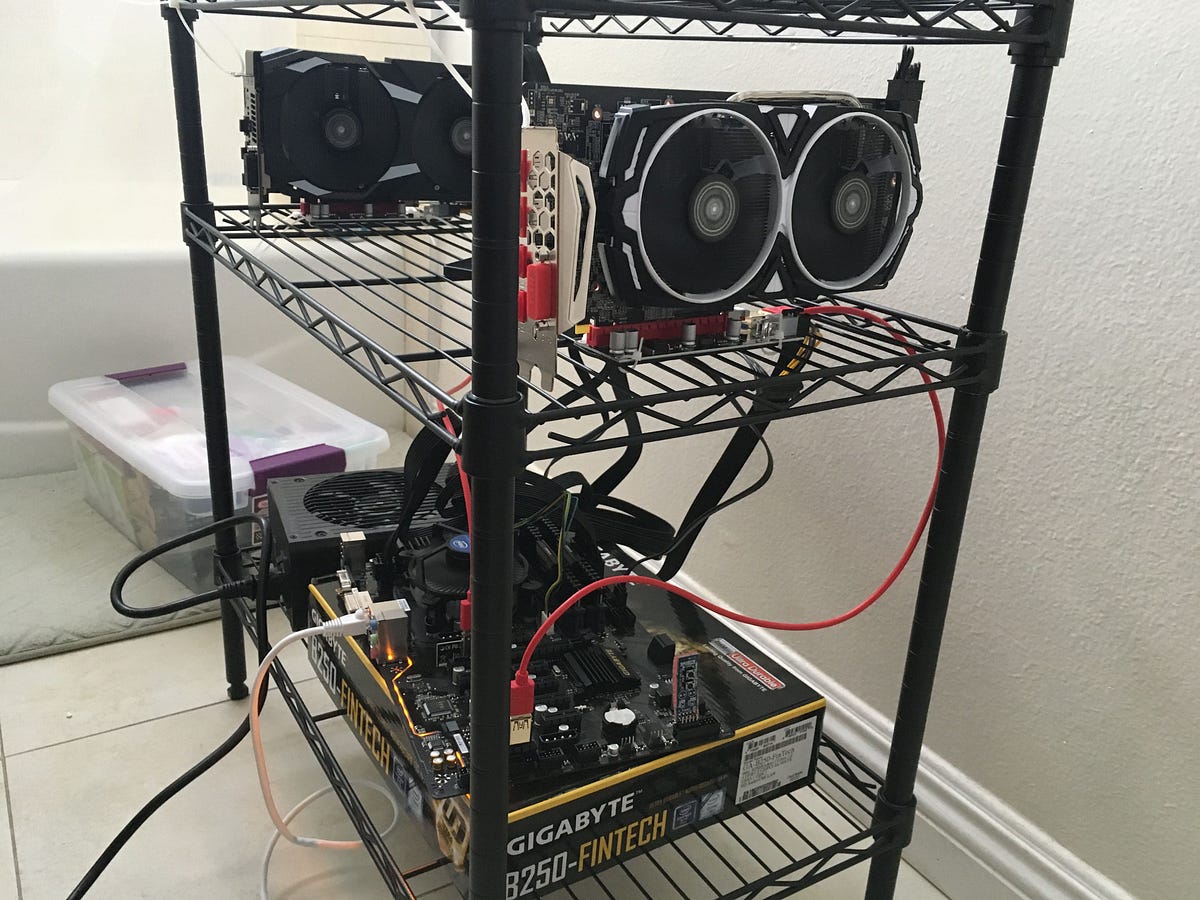 The World’s Most Pitiful Mining Rig | by RJ Rybarczyk | Medium
