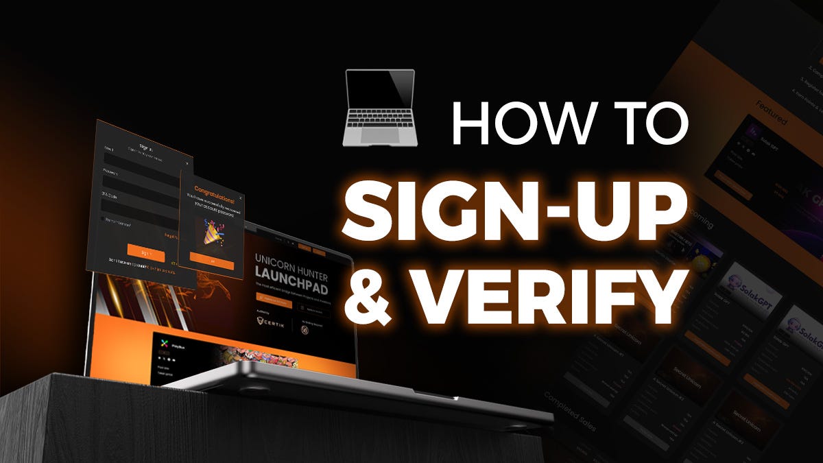 How to Sign-up & Verify?. Before engaging in an Initial DEX… | by ...