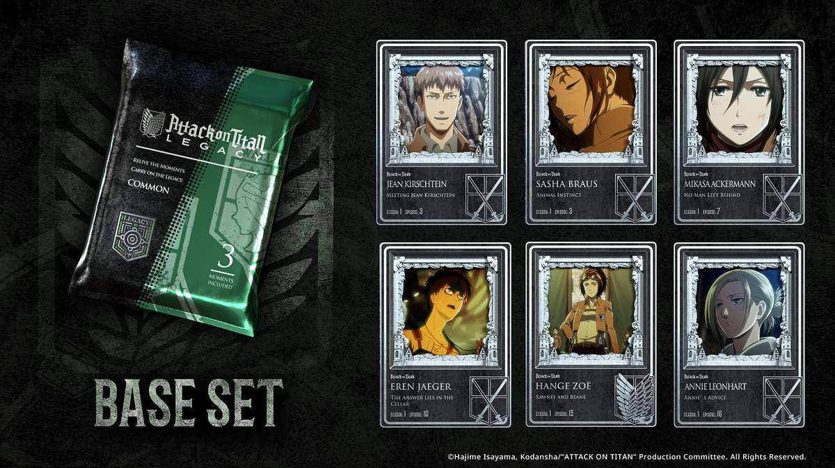 Base Set Pack Drop. Moment Highlights | by Attack on Titan: Legacy ...
