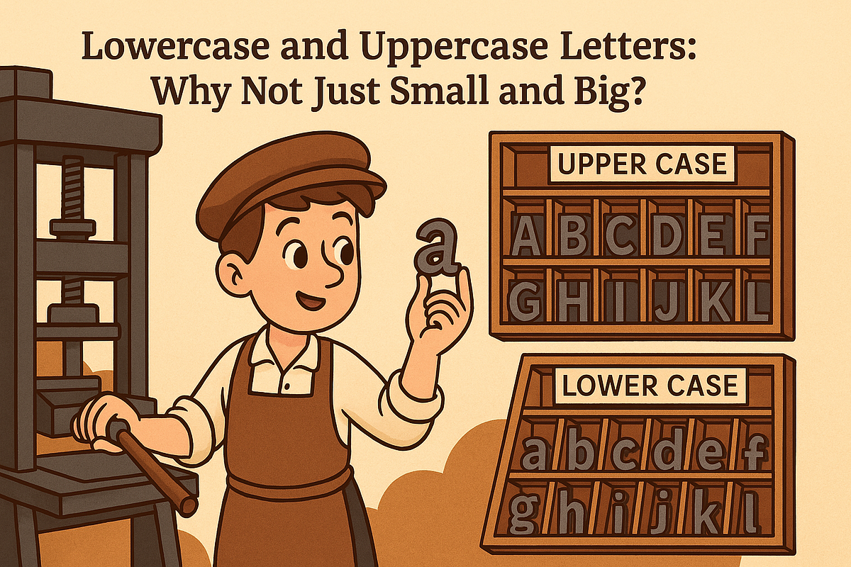 Lowercase and Uppercase Letters: Why Not Just Small and Big? | by ...
