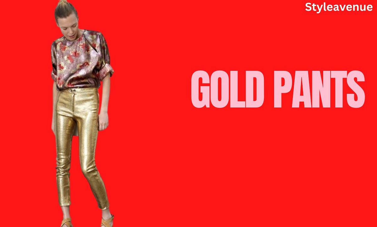 Golden Allure: Unveiling the Magic of Gold Pants - Style Avenue - Medium