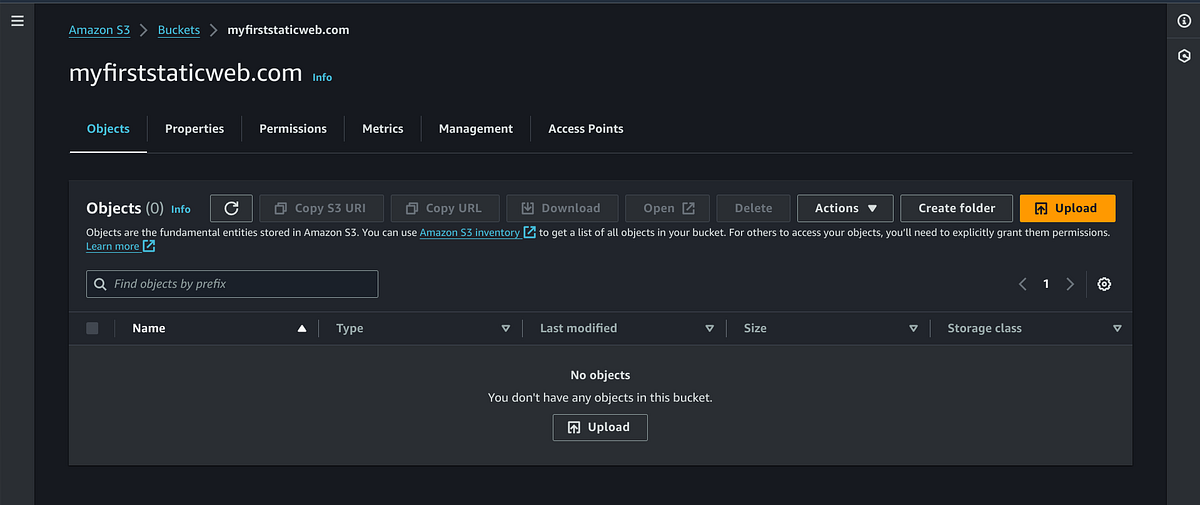 Configuring a Static Website Hosting on Amazon S3 | by Narayan | Medium