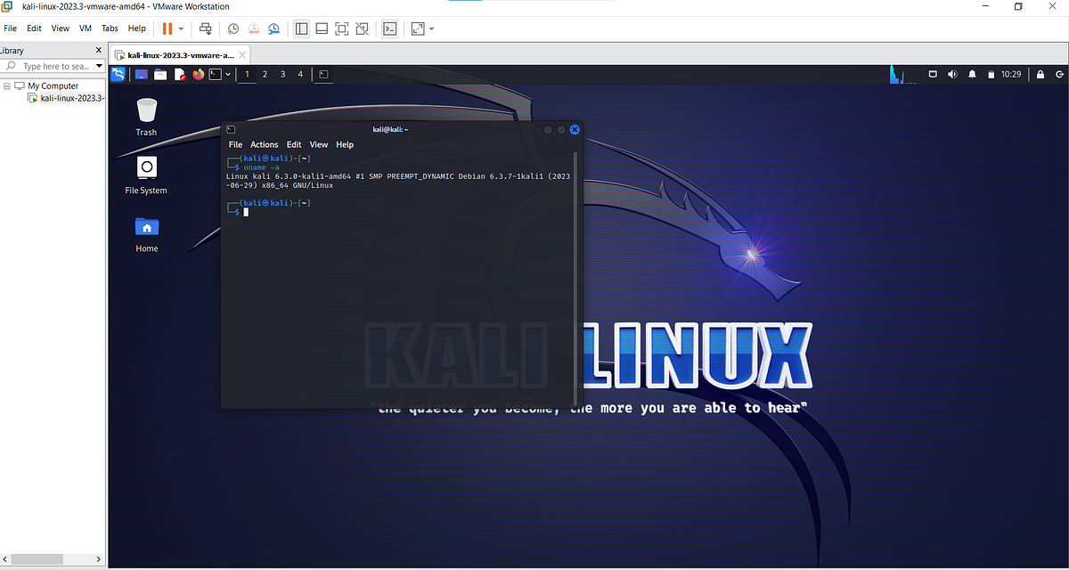 Installing Kali Linux onVMware - Adia - Medium