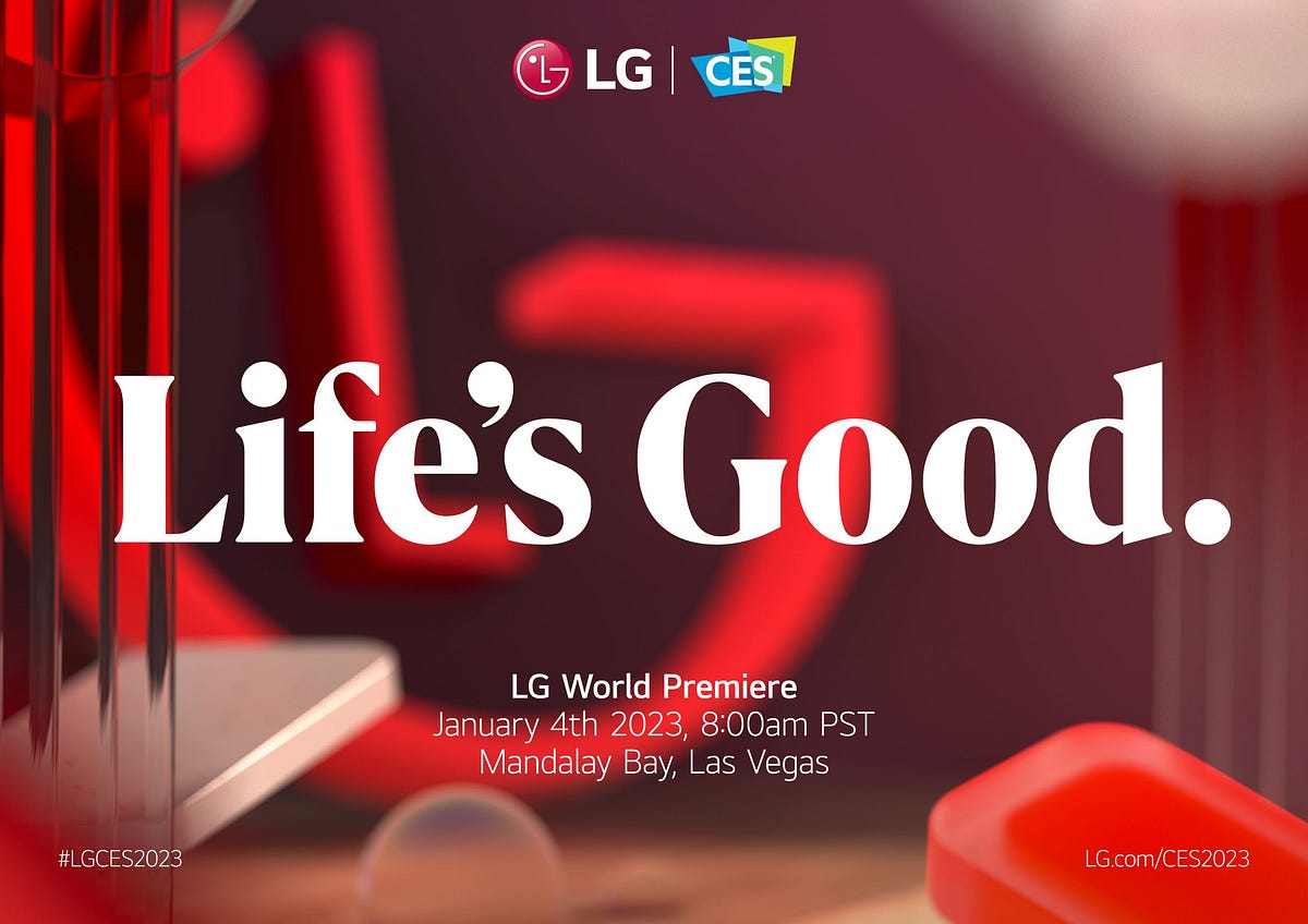 LG CEO TO SHARE COMPANY’S VISION FOR THE FUTURE AT CES 2023 | by ...