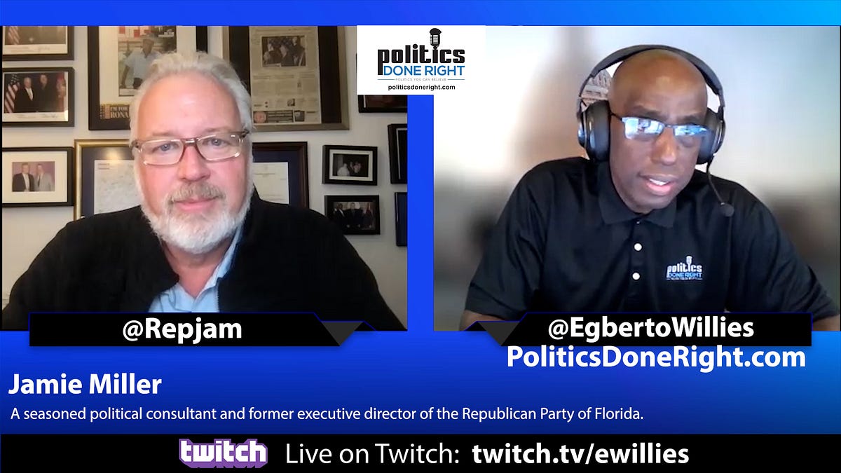 Jamie Miller, Fmr. Exec. Dir. of Florida GOP debates Republican ...