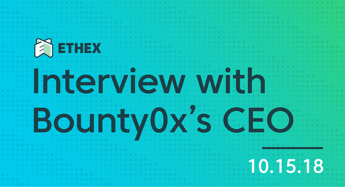 Bounty0x Platform Interview with CEO Angelo Adam | by Joshua Lee ...