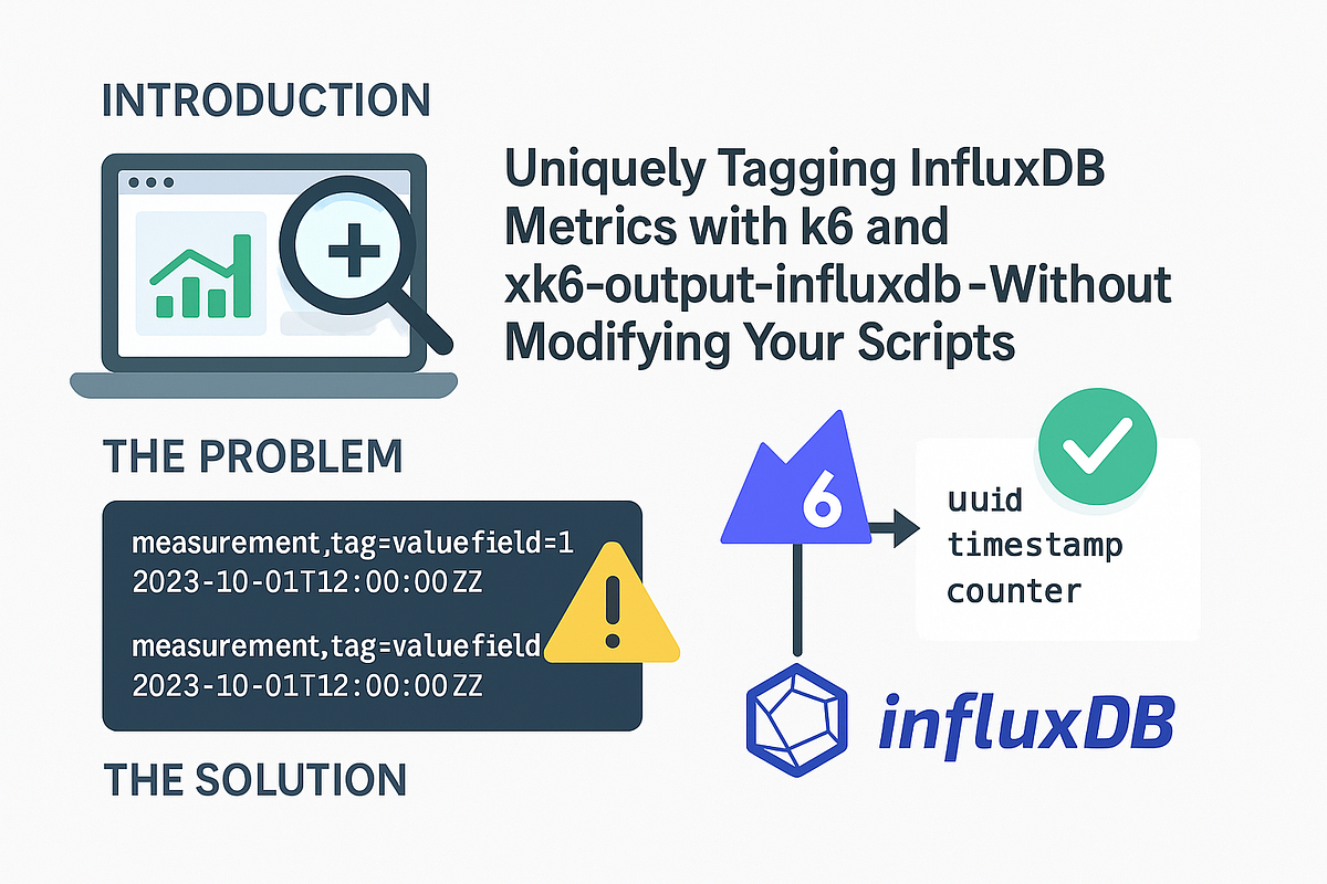 Uniquely Tagging InfluxDB Metrics with k6 and xk6-output-influxdb — Without Modifying Your ...