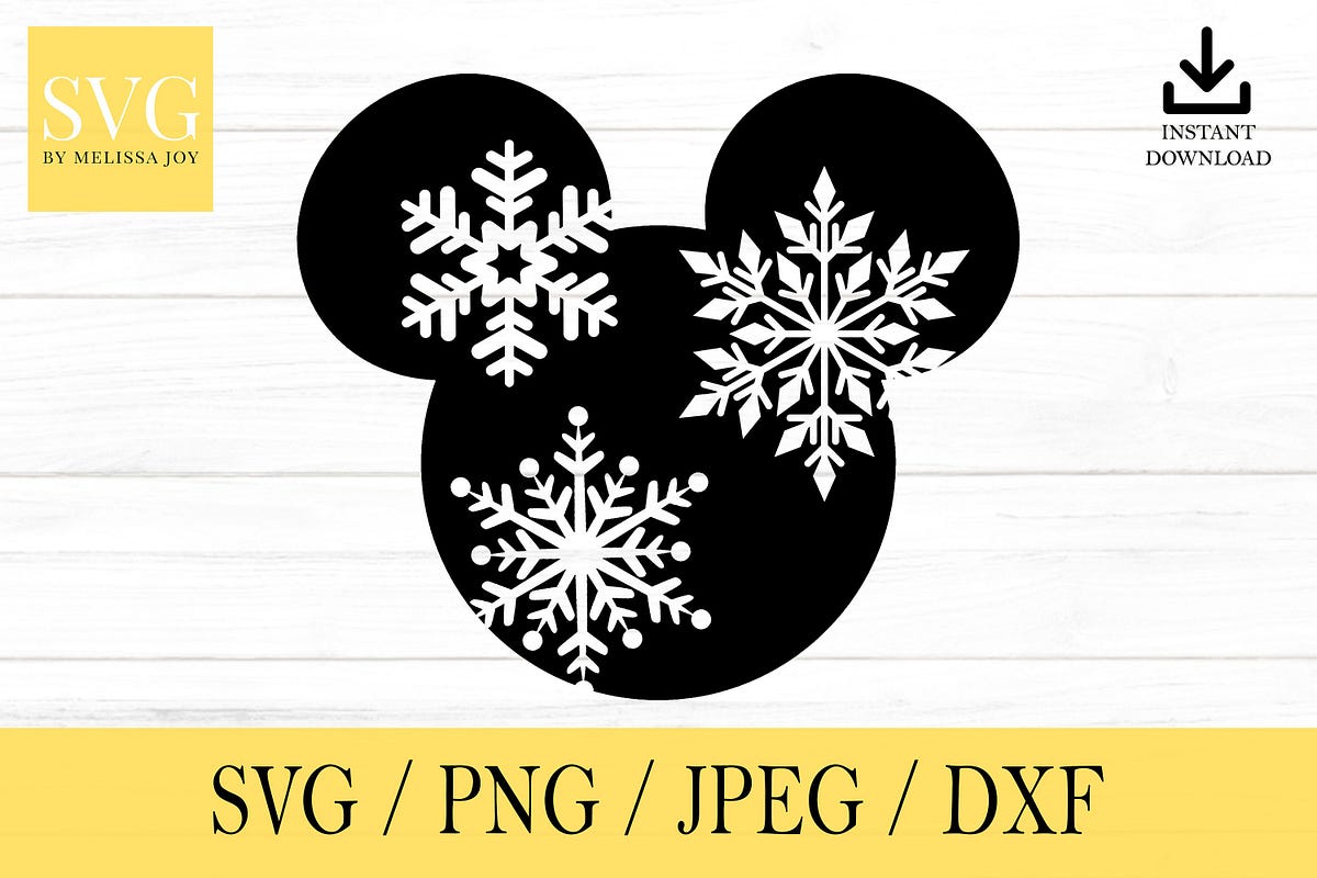 Mouse Snowflakes svg, Snowflake, Mouse svg, Christmas png, dxf, jpeg ...