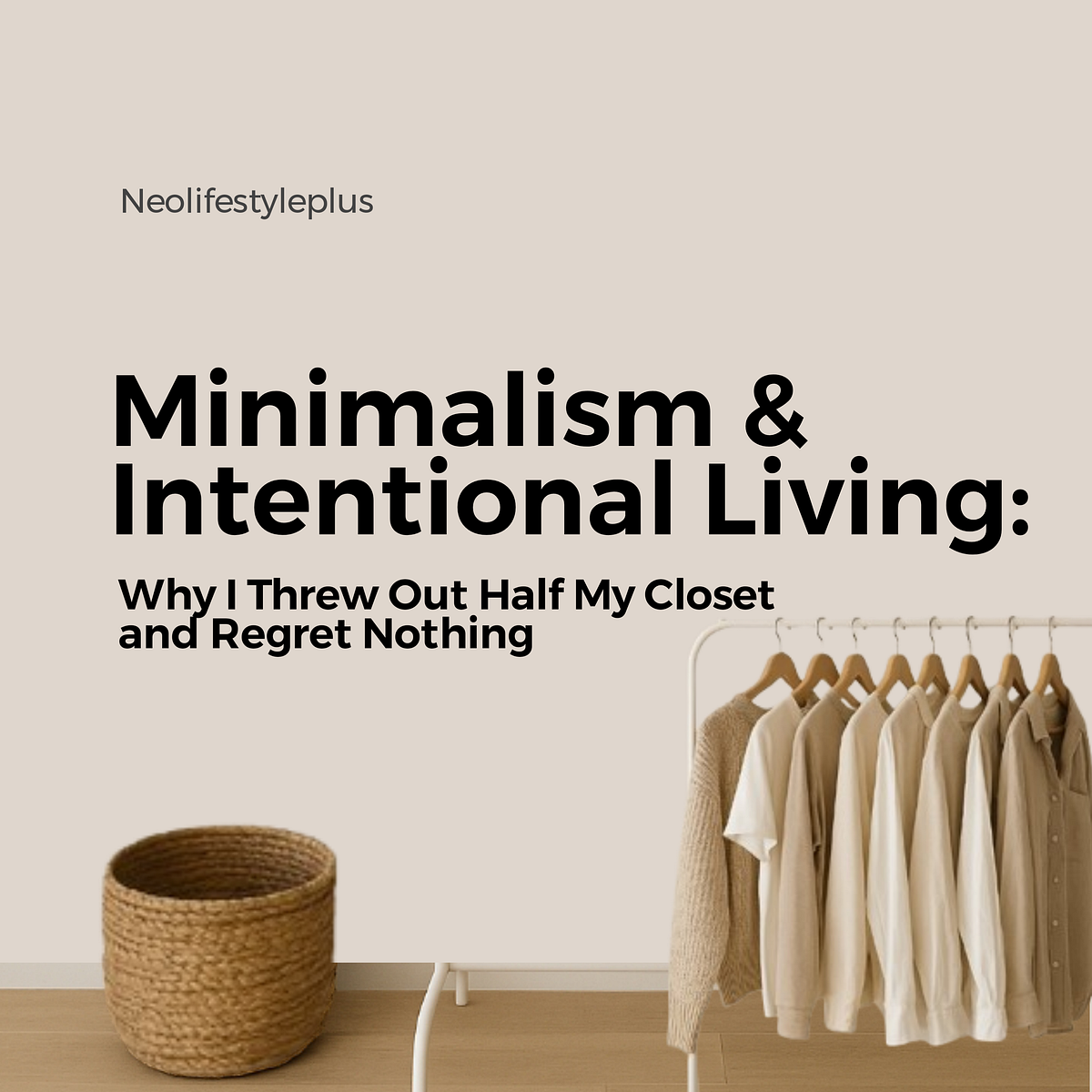 Minimalism & Intentional Living: Why I Threw Out Half My Closet and ...