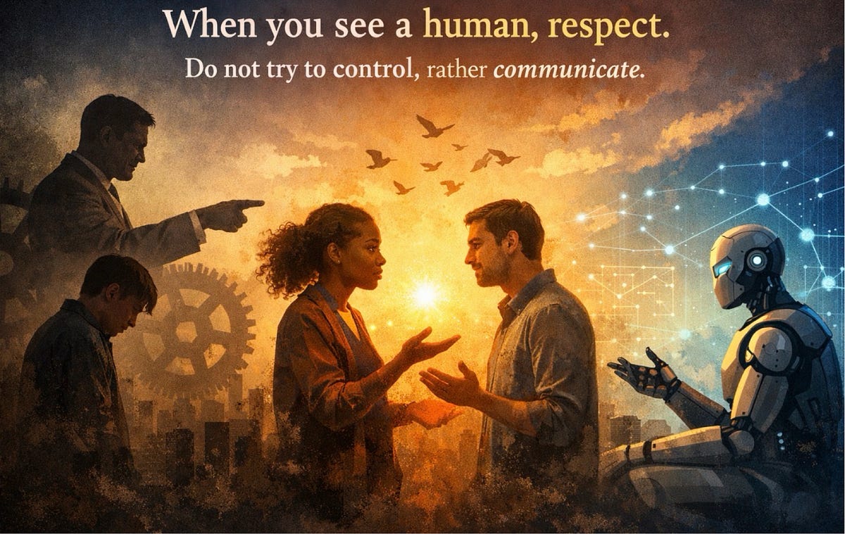 When You See a Human, Respect. Why Communication Must Replace Control ...