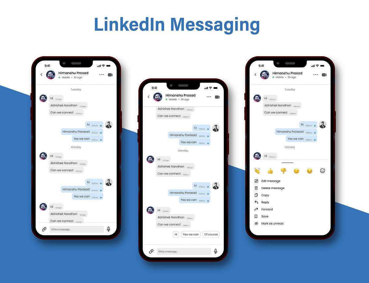My thoughts (one of the users of LinkedIn) about the LinkedIn messaging ...