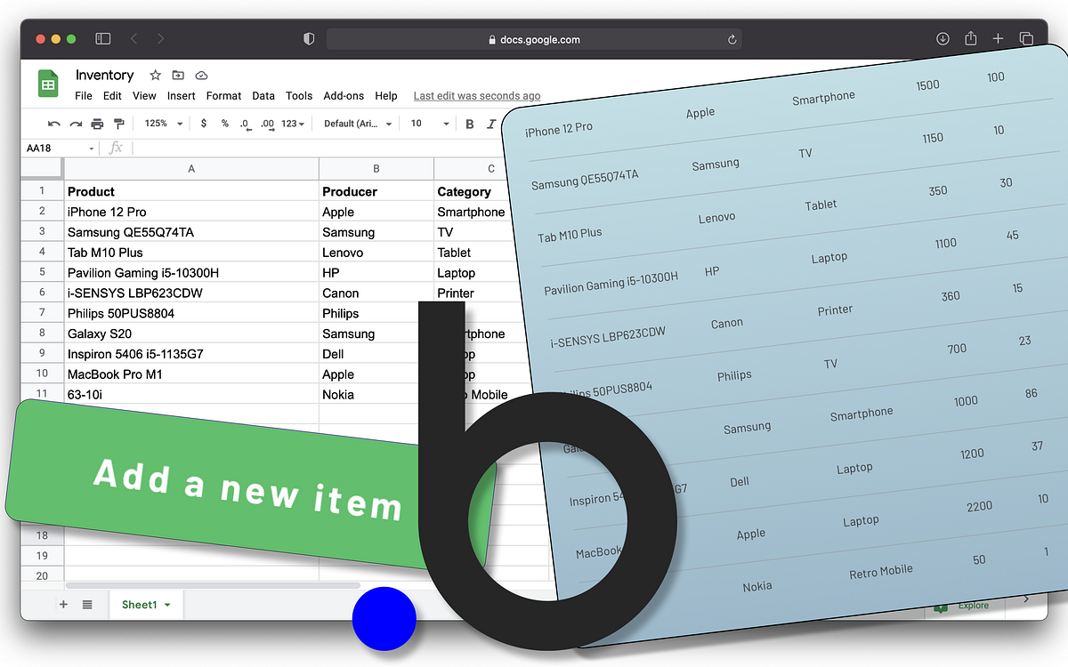 Connect a Bubble app to Google Sheets with no code | SheetDB