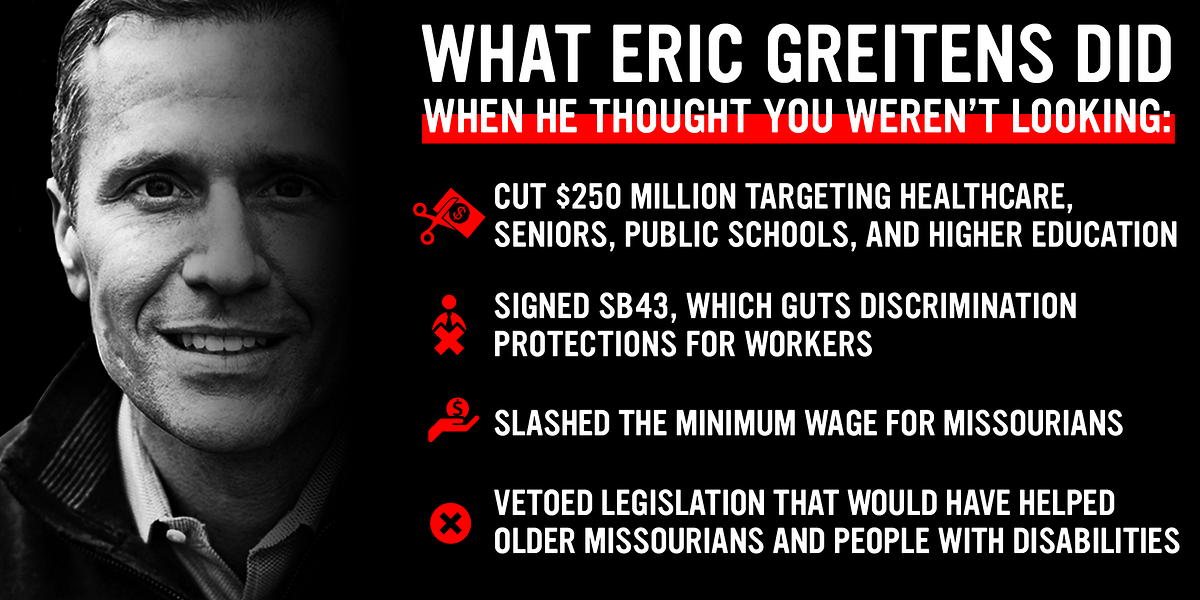 Eric Greitens is Trying to Use Dark Money to Hide His Harmful Budget ...