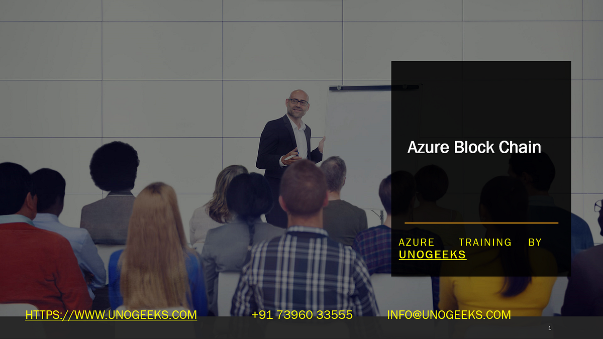 Azure BlockChain. Azure Blockchain was a service provided… | by Shivaug | Medium