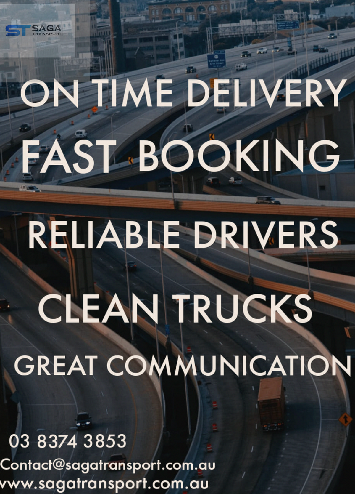 Freight Transport Melbourne - Saga Transport - Medium