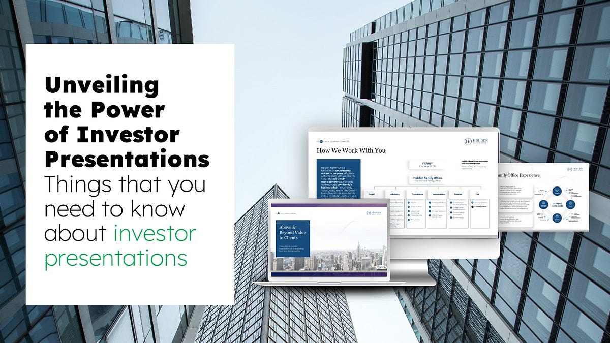 Unveiling the Power of Investor Presentations: Things that you need to ...
