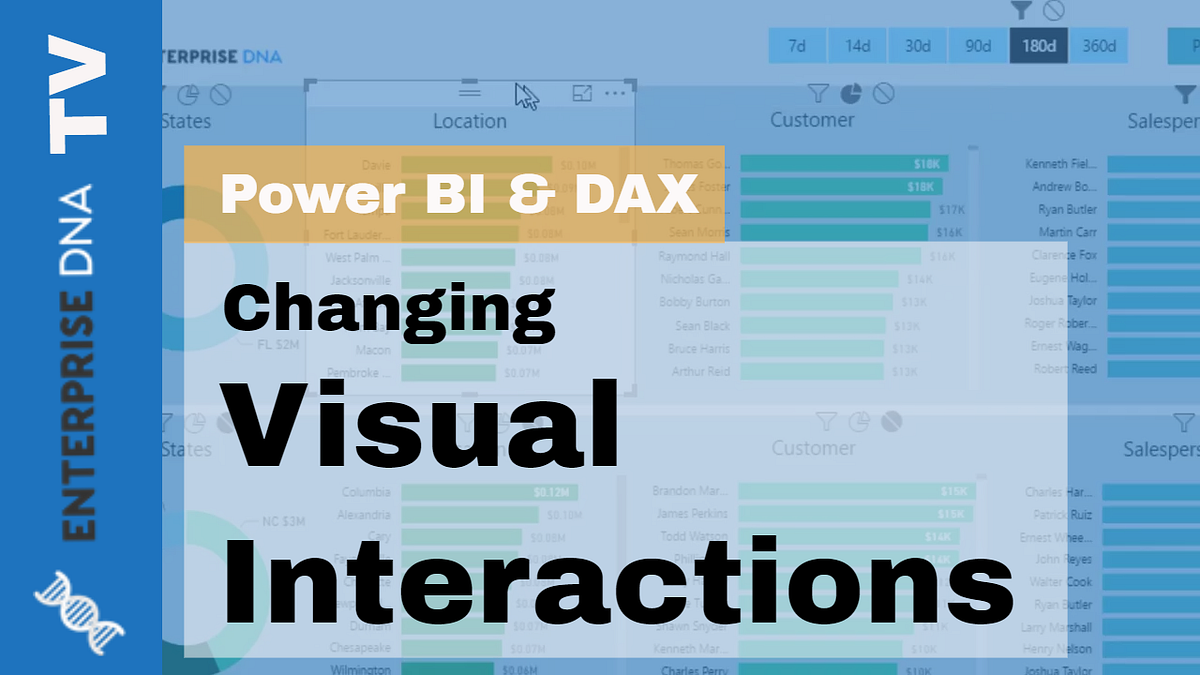 Learn How To Change Visual Interactions In Power BI | by Enterprise DNA ...
