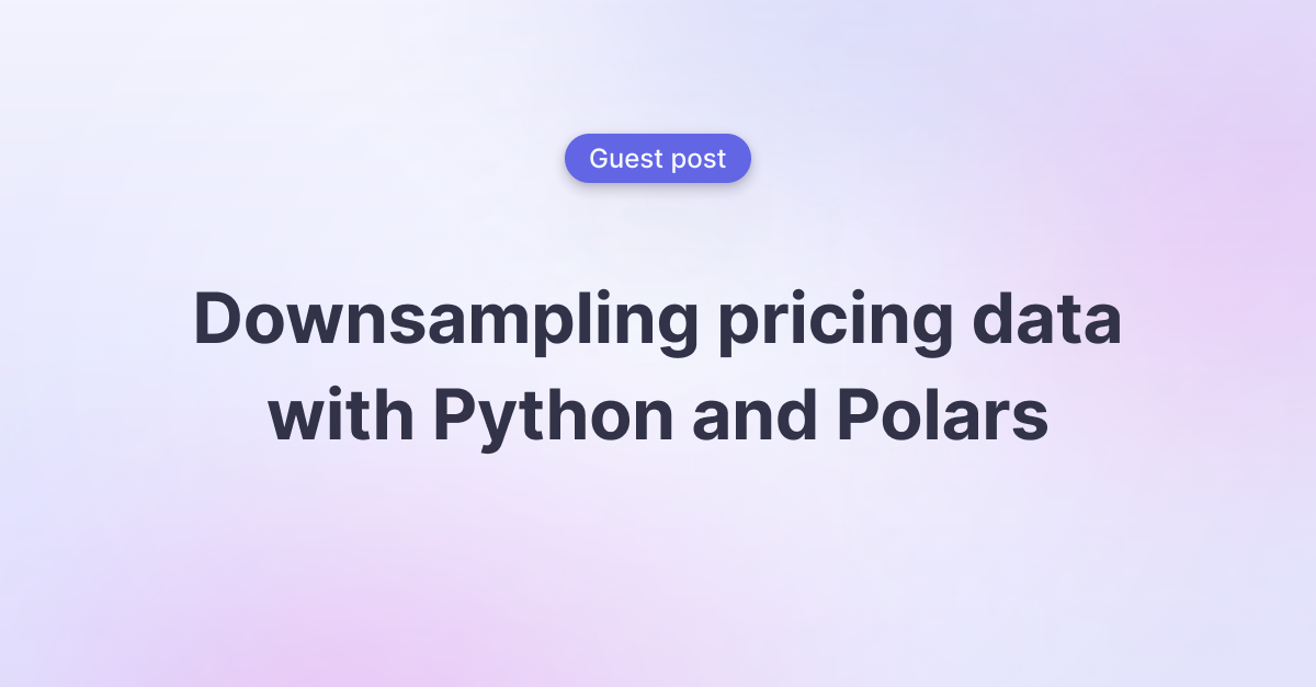 How to use Polars with market data from Databento | by Databento | Medium