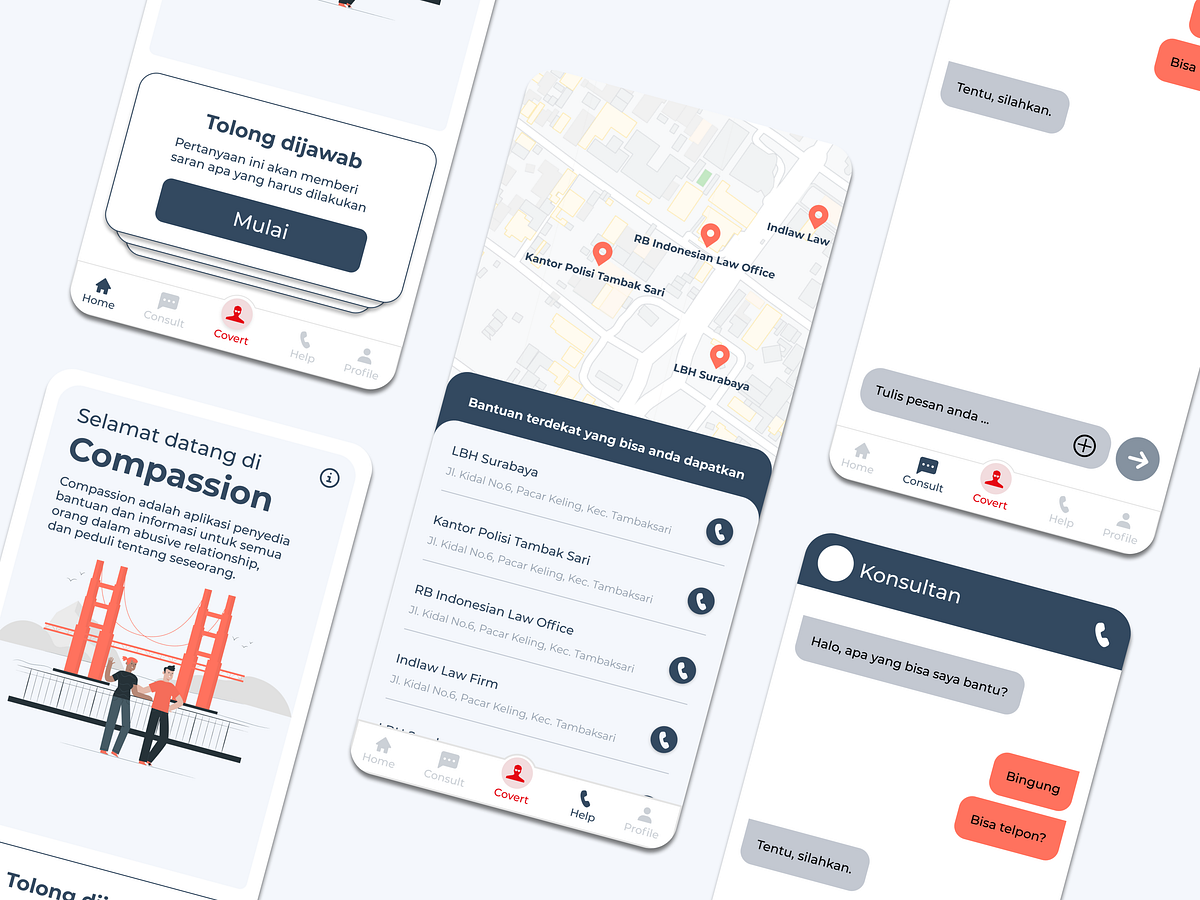 Compassion: Against Domestic Violence — UI/UX Case Study | by Hana 🌻 ...