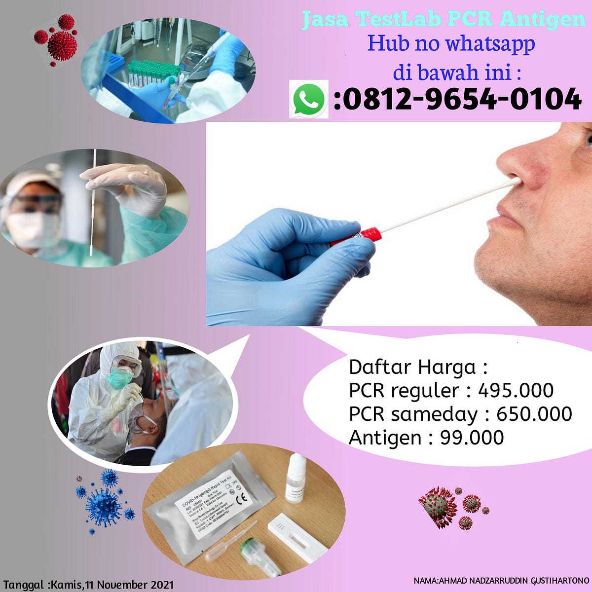 AKURAT.! Wa 0812-9654-0104 Surat Tes PCR Di Tambun Selatan | by ...