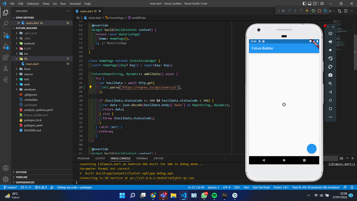 Flutter Future Builder & Key. Pada artikel kali ini saya akan… | by Rama Arya | Medium