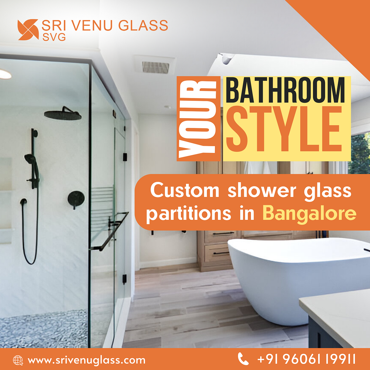 Elevate Your Space with Bathroom Partition Glass from Sri Venu Glass | by srivenuglass | Jun ...