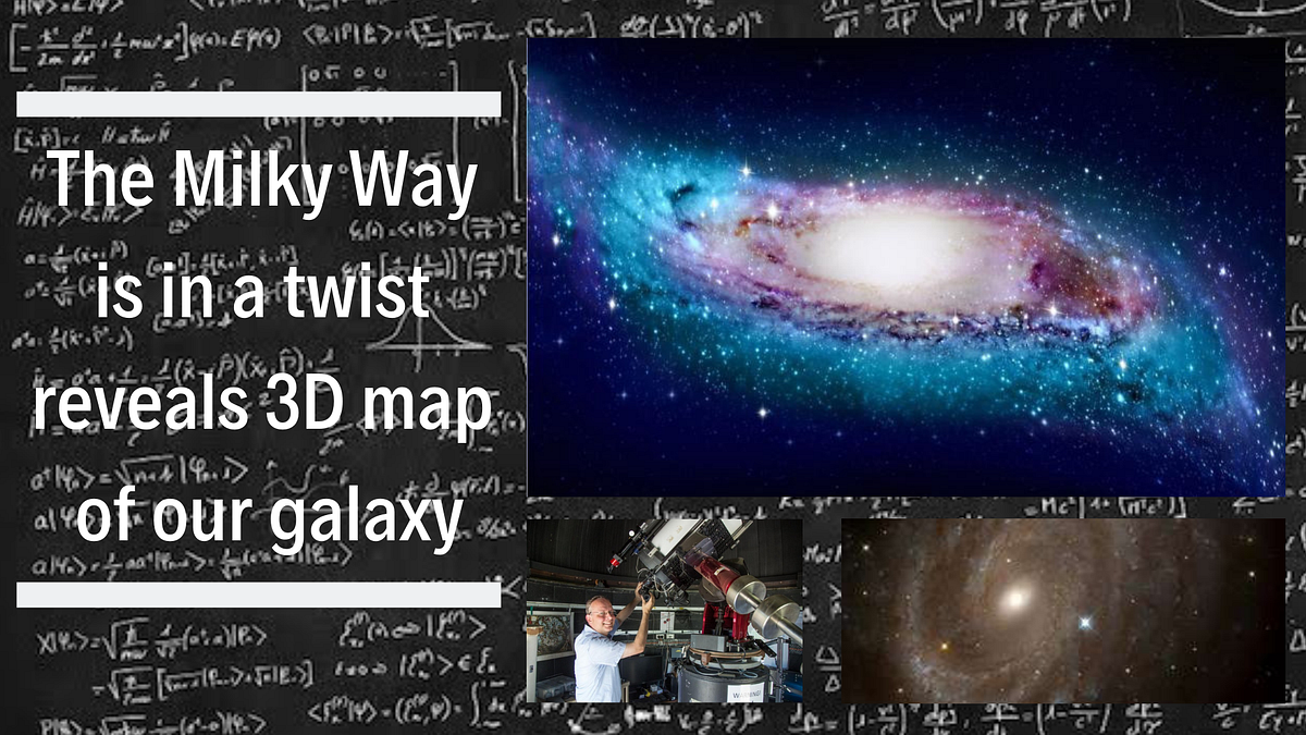 The Milky Way is in a twist reveals 3D map of our galaxy | by Robert ...