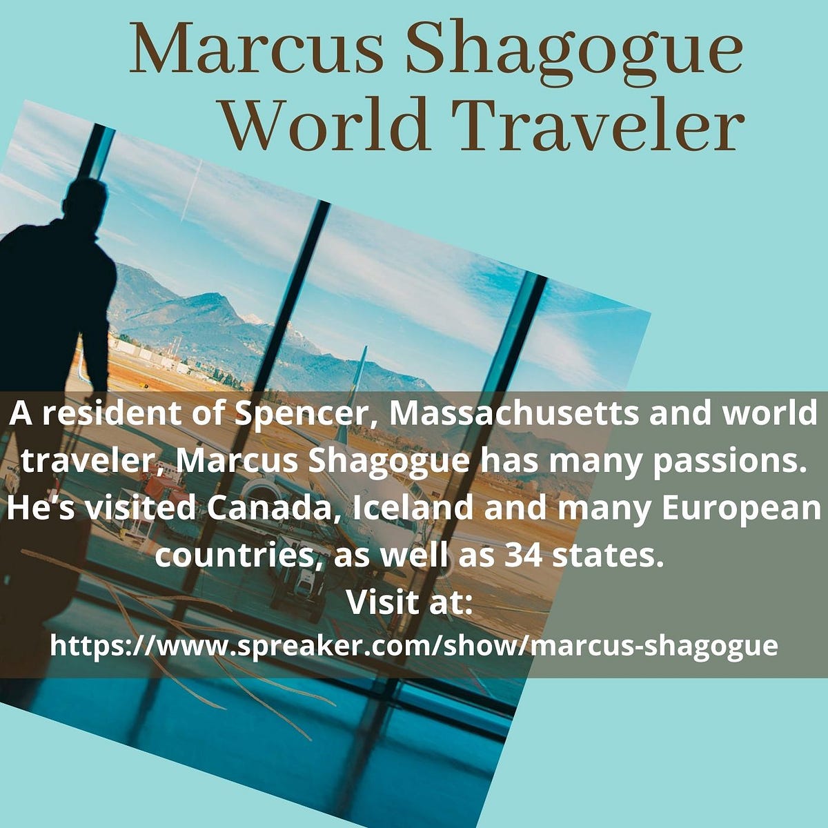 Marcus Shagogue World Traveler - Marcus Shagogue - Medium