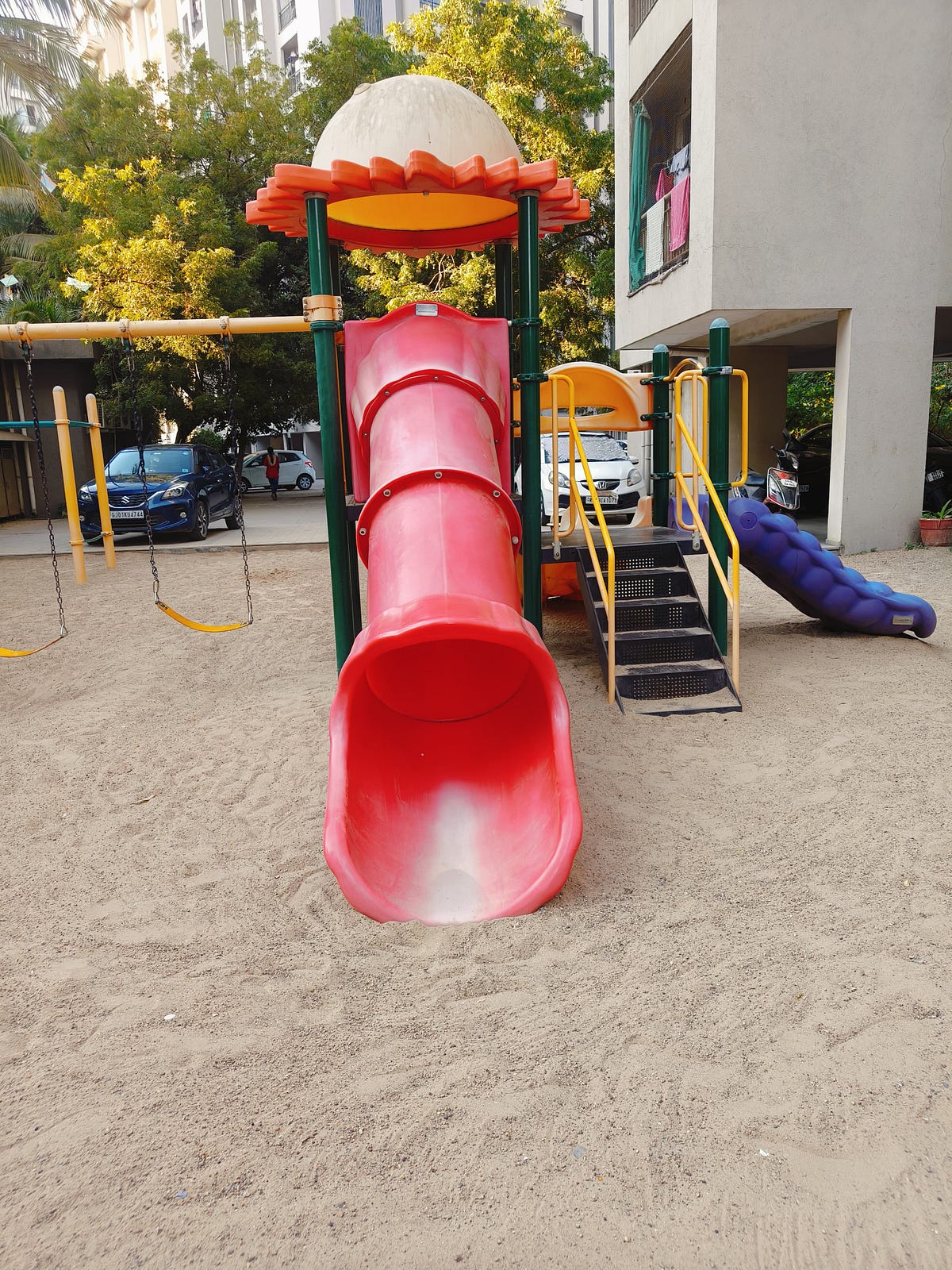 The Big Red Slide. When we moved into our new home, my son… | by ...