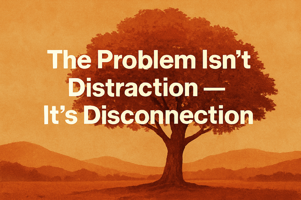The Problem Isn’t Distraction — It’s Disconnection | by Olaniyan ...